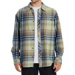 Billabong Langarmshirt &raquo;Coastline Flannel&laquo; Light Sage L L Material: Flanellstoff mit Stretch aus...