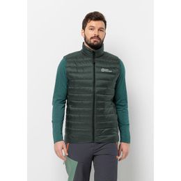 Jack Wolfskin Daunenweste »PILVI DOWN VEST M RDS« black-olive S (48) S (48) Vielseitig kombinierbar