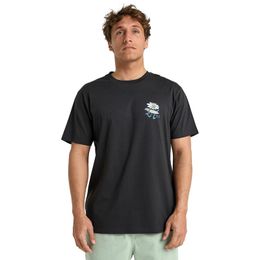 Billabong T-Shirt »Add Water« Washed Black L L Typ: 160 g, kurzärmliges Premium-T-Shirt