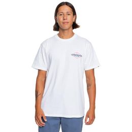 Quiksilver T-Shirt »Omni Sign« White XL XL Stoff: Baumwoll-Jersey-Stoff [160 g/m2]