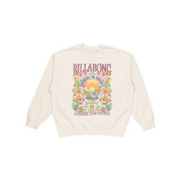 Billabong Sweatshirt »Ride In« Salt Crystal 6 L L Material: Fleecestoff aus Baumwolle und Polyester