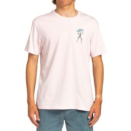 Billabong T-Shirt »Spiral« Pink Haze L L Stoff: Baumwoll-Jersey-Stoff [160 g/m2]