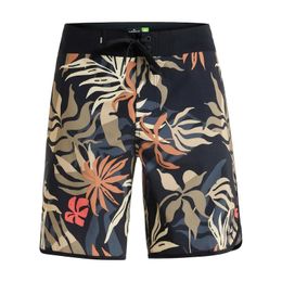 Quiksilver Boardshorts »Highline Scallop 19"« Black Blueweed 38(XXL) 38(XXL) Beschichtung: PFC-freie hydrophobe...