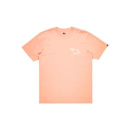 Quiksilver T-Shirt »Surf & Turf« Papaya Punch XL XL Material: Baumwoll-Jersey [160 g/m2]