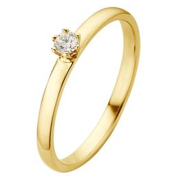 Phoenix PHÖNIX Fingerring »Schmuck Geschenk Gold 333 Fingerring Damenring Solitär LIEBE« Made in Germany - mit Brillant gelbgoldfarben 58 Verlobungsring -...