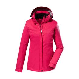 Killtec Outdoorjacke »KOS 133 KG WMN JCKT« wasserdichte Funktionsjacke in Kurzgröße: verkürzte Ärmel u Rumpf rosé 23 23 Winddichte Damen...