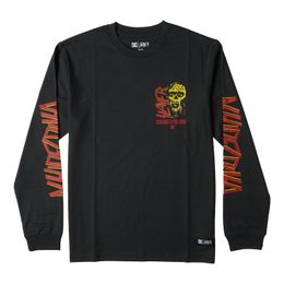 DC Shoes Langarmshirt »Slayer Seasons« Pirate Black M M Stoff: Baumwollstoff