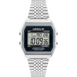 adidas originals Digitaluhr »DIGITAL TWO« Armbanduhr, Quarzuhr, Herrenuhr silberfarben 0 Klassisch schöne Herrendigitaluhr