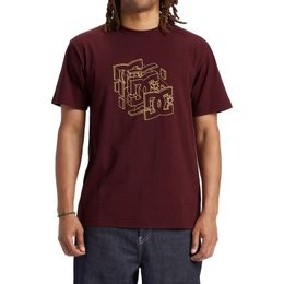 DC Shoes T-Shirt »Rebuild« Tawny Port M M Kollektion: Kapselkollektion