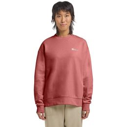 Jack Wolfskin Langarmshirt »ESSENTIAL CREWNECK W« mineral-red M (38/40) M (38/40) Schlichtes Langamschirt
