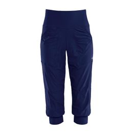 WINSHAPE Sporthose »Functional Comfort ¾ Leisure Trousers LEI201C« High Waist dark blue S - Normalgrößen Normalgrößen S Bauch-Weg-Effekt durch High...