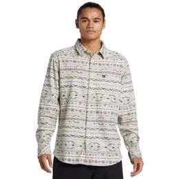 Quiksilver Langarmhemd »Classic« Desertsage Aop Classic Fl S - US-Größen US-Größen S Material: Gebürsteter Flanellstoff aus...