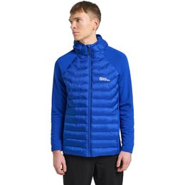 Jack Wolfskin Hybridjacke »ROUTEBURN PRO HYBRID M« mit Kapuze vibrant-blue M (50) M (50) Hybridjacke