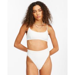 Billabong Bikini-Hose »Tan lines Rise« White L L Bikiniunterteil mit hohem Bund für Frauen