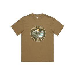 Quiksilver T-Shirt »Ev Three Seas« Aloe M M Stoff: Baumwoll-Jersey-Stoff [160 g/m2]