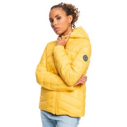 Roxy Outdoorjacke »Coast Road« mit Kapuze Yolk Yellow M M Stoff: wasserabweisender Polyester-Stoff...