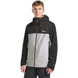 Jack Wolfskin Funktionsjacke &raquo;WEILTAL 2L JKT M&laquo; mit Kapuze cool-grey L (52) L (52) 2 H&uuml;fttaschen