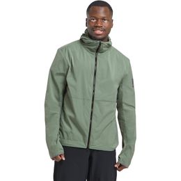 Jack Wolfskin Fahrradjacke &raquo;BIKE COMMUTE WIND JKT M&laquo; mit Kapuze eucalyptus M (50) M (50) 2 H&uuml;fttaschen, Innentasche