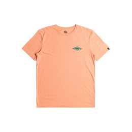 Quiksilver T-Shirt »Fossilized« Papaya Punch XS XS Material: Baumwoll-Jersey [160 g/m2]