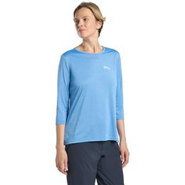 Jack Wolfskin Funktionsshirt »CROSSTRAIL 3/4 T W« mid-blue XXL (48) XXL (48) Geruchshemmend