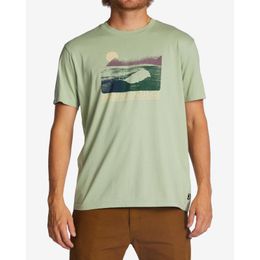 Billabong T-Shirt »Alaska Wave« Light Sage S S Kollektion: Adventure Division