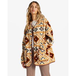 Billabong Fleecepullover »Fireside Cosy« White Multi XS XS Material: Mittelschweres, weiches,...