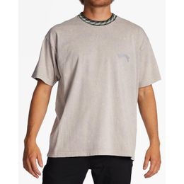 Billabong T-Shirt »Felix« Grey Violet L L Stoff: Mischgewebe aus Baumwolle und...