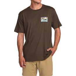 Billabong T-Shirt »Range Adiv« Chocolate L L 100 % Baumwolle