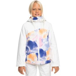 Roxy Snowboardjacke »Greywood« Bright White Pansy Pansy Rg 14 14 Umweltfreundliches Material: Einfarbiger...