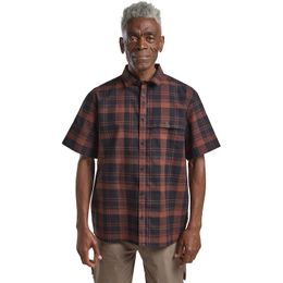 Jack Wolfskin Kurzarmhemd &raquo;GREAT PLAINS SHIRT M&laquo; CHECK-darknavy XXXL (60) - Normalgr&ouml;&szlig;en Normalgr&ouml;&szlig;en XXXL (60) Leicht
