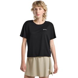 Jack Wolfskin T-Shirt »PRELIGHT STRIDE CROP T W« black XL (46) XL (46) Bauchfreies T-Shirt