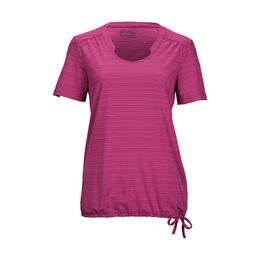 Killtec T-Shirt &raquo;KOS 46 WMN TSHRT&laquo;, Schnelltrocknend, feuchtigkeitstransportierend, verstellbarer Saum pink 46 46 Damen Funktions T-Shirt