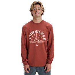 Quiksilver T-Shirt »Rays For Days« Henna XS XS Stoff: Baumwoll-Jersey-Stoff [160 g/m2]