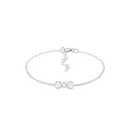 Elli Armband &raquo;Synthetischer Opal 925 Sterling Silber&laquo; Silber 16 cm Armband f&uuml;r Damen mit synthetischem Opal verleiht jedem Outfit einen Hauch von...