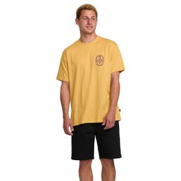Billabong T-Shirt »Sunny Daze Premium« Vintage Gold XXL XXL Stoff: Baumwollgewebe [180 g/m2]