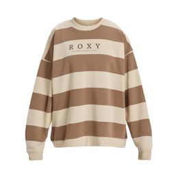 Roxy Sweatshirt &raquo;Strictly Stripes&laquo; Parchement Strictly Stipe L L Stoff: Leicht geb&uuml;rsteter Stoff mit...
