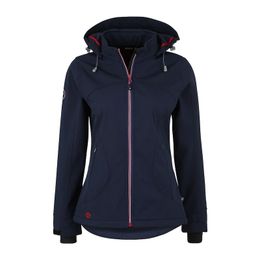 DEPROC Active Softshelljacke »WILKIE PEAK WOMEN« mit abnehmbarer Kapuze navy 46 (L) 46 (L) Klassische Softshelljacke mit abnehmbarer Kapuze
