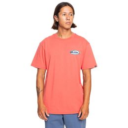 Quiksilver T-Shirt »Retro Link« Spiced Coral XXL XXL Stoff: Baumwoll-Jersey-Stoff [160 g/m2]
