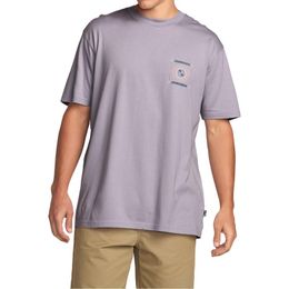 Billabong T-Shirt »Spun Out Premium« Light Purple M M 100 % ringgesponnene Baumwolle