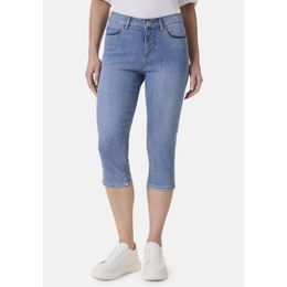 STOOKER WOMEN Damen STOOKER WOMEN 7/8-Jeans &raquo;Tahiti Denim Capri Slim Fit&laquo; Capri Slim Fit Casual Clean Wash Denim Jeans f&uuml;r Damen blau 38