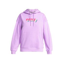 Roxy Hoodie &raquo;Thats Rad&laquo; Crocus Petal XL XL Material: Geb&uuml;rstetes...
