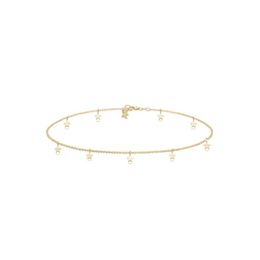 Elli Collier »Choker Kette Sterne Astro 925 Sterling Silber« Gold 36 Halskette für Damen mit funkelnden Sternanhänger in Silber