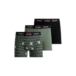 HUGO UNDERWEAR Boxershorts »BOXERBR TRPLT DESIGN« Markenlogo am elastischem Bund Open Miscellaneous 965 XL XL 3er-Pack Boxershorts von HUGO Menswear