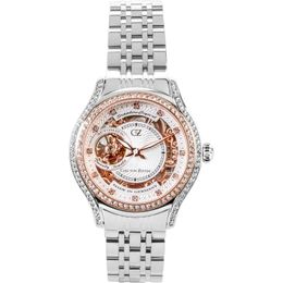 Carl von Zeyten Damen Carl von Zeyten Automatikuhr &raquo;Seewald&laquo; Armbanduhr, Damenuhr, Saphirglas, Made in Germany, Mechanische Uhr silber