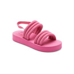Roxy Zehentrenner »Totally Tubular« Pink 2(32) 2(32) Material: Gesteppte, doppelte Bänder mit...