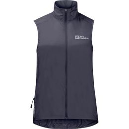 Jack Wolfskin Funktionsweste »MOROBBIA WIND VEST W« graphite S (36) S (36) Kühlungseffekt am Rücken