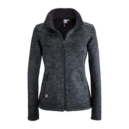 DEPROC Active Strickfleecejacke »WILLMORE MELANGE WOMEN« in edler Optik black 40/42 (M) 40/42 (M) Linea Primero Strickfleecejacke WILLMORE I by...