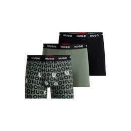 HUGO UNDERWEAR Boxershorts »BOXERBR TRPLT DESIGN« Markenlogo am elastischem Bund Open Miscellaneous 965 XL XL 3er-Pack Boxershorts von HUGO Menswear