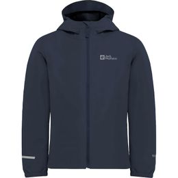 Jack Wolfskin Outdoorjacke »FLAZE JACKET K« mit Kapuze night-blue 128 128 Wasserabweisende Reißverschlüsse