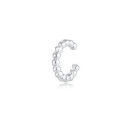 Elli Damen Single-Ohrhaken &raquo;Earcuff Single Dots Design 925 Sterling Silber&laquo; silber